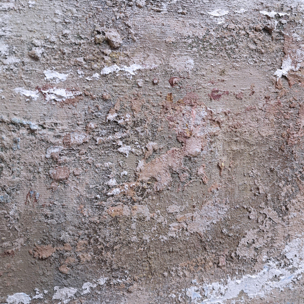 Square Grey And Rust Abstract Canvas Art Contemporary Textured Painting