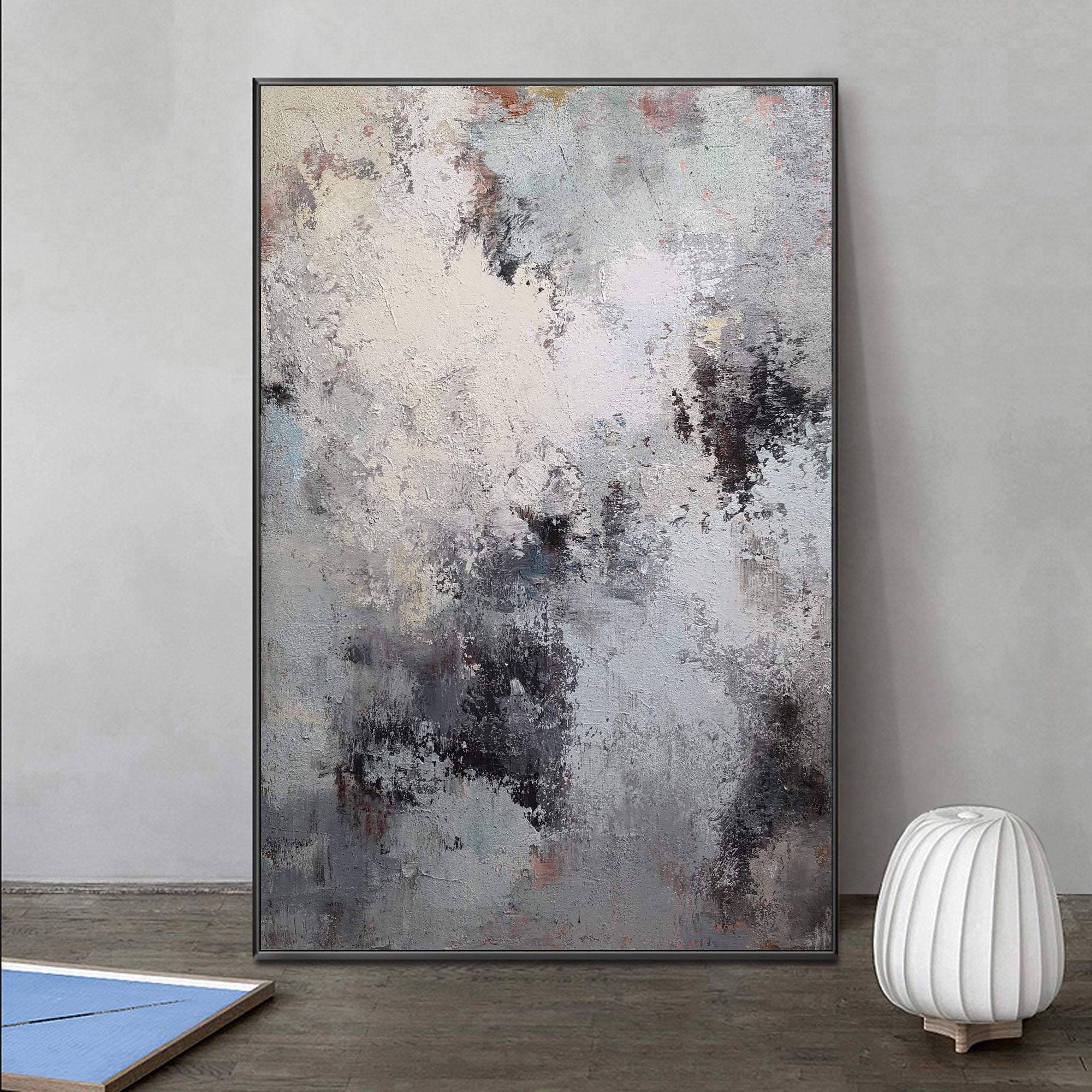 36 x 48 Vertical Modern Abstract Wall Art Living Room Canvas Art