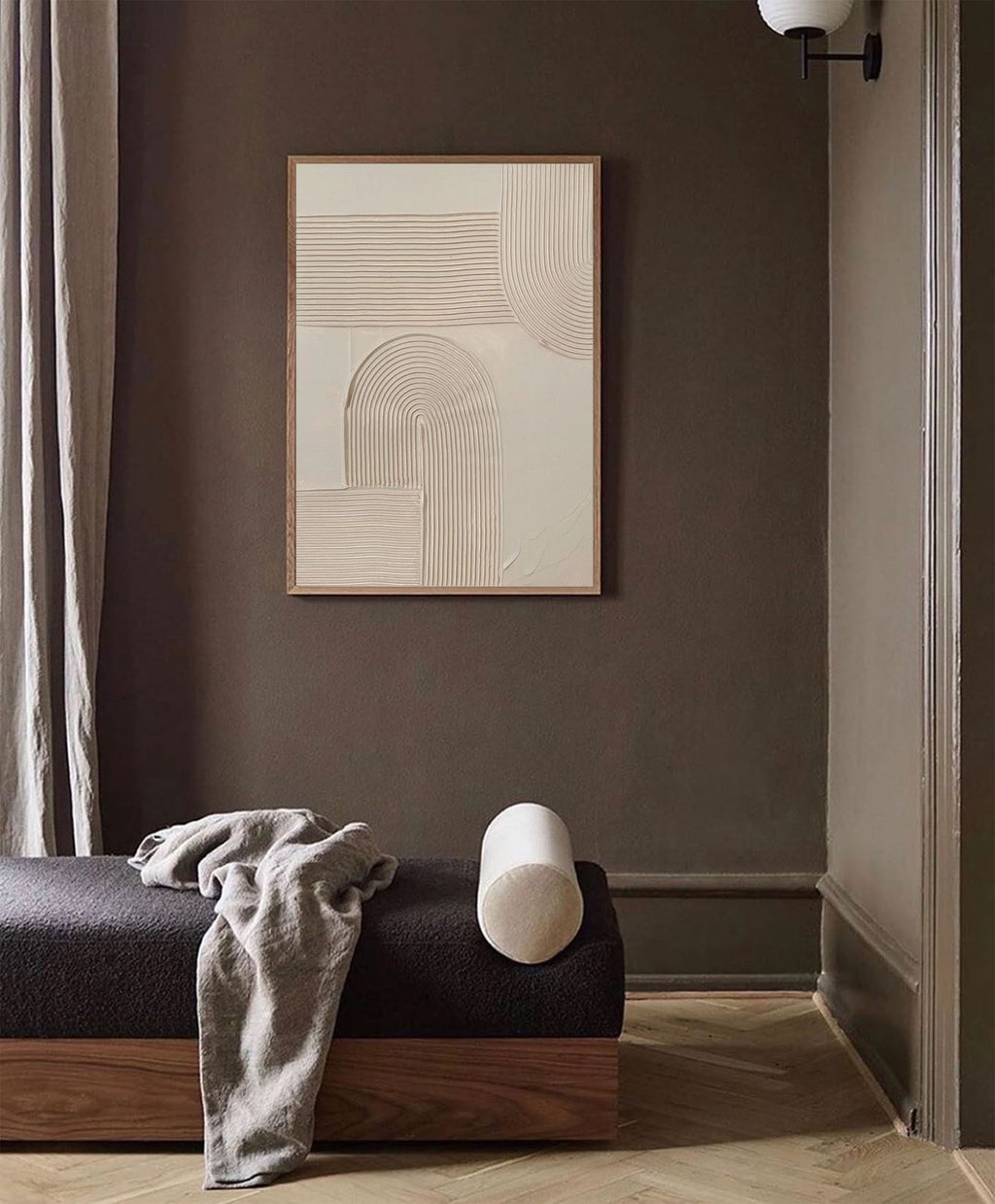 Luxury Rich Textured Painting Beige Abstract Art Minimalist Wall Art ...